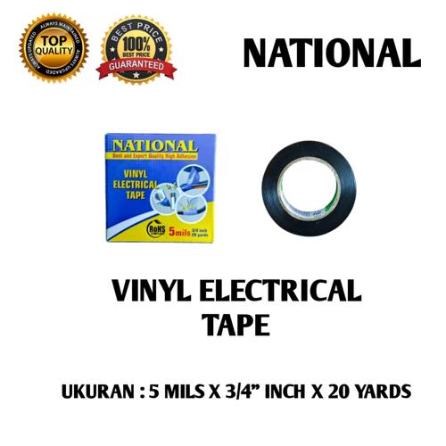 Jual Isolasi Listrik National Slasiban Listrik National Electric Tape 5 ...