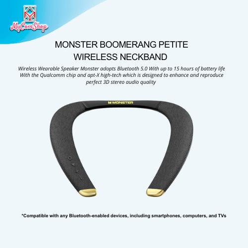 Jual MONSTER BOOMERANG PETITE NECKBAND WIRELESS SPEAKER HI-RES ...