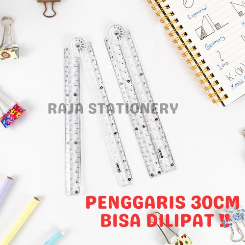 Promo Joyko Foldable Ruler 30cm Portable Penggaris Lipat Panjang 30cm