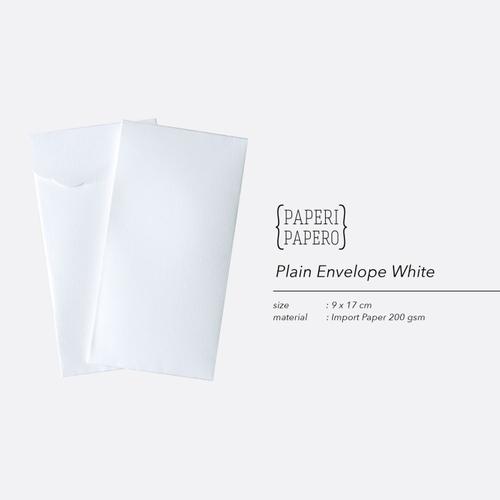 Jual White Plain Amplop Envelope - Angpao Putih Polos Premium Kertas ...