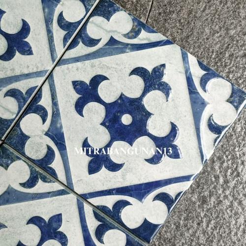 Jual Keramik Glossy Embossed Keramik Pola Geometris Keramik Motif Batik ...