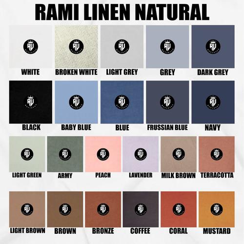 Jual Kain Rami Linen Natural PREMIUM GRADE A (warna 1-15) REVINTEX ...