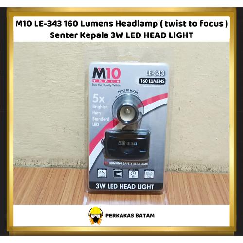 Jual M10 LE-343 160 Lumens Headlamp Senter Kepala 3W LED HEAD LIGHT ...