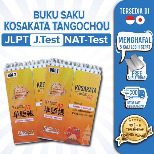 Promo KOSAKATA JFT BASIC A2 VOLUME 1 - RSP FLASH CARDS (TANGOCHOU) - PAKET LENGKAP - Kab ...