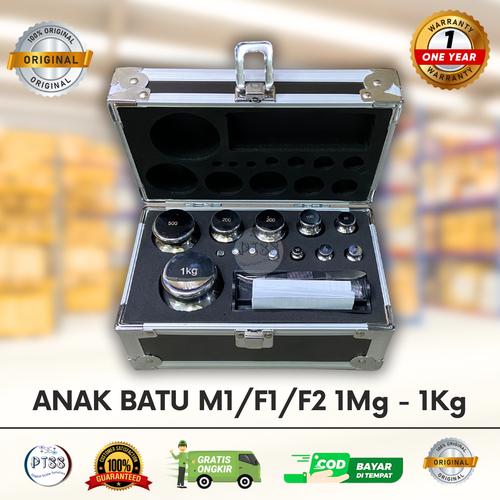 Jual anak Batu timbangan kalibrasi stainless steel SONIC TYPE F1 1mg ...