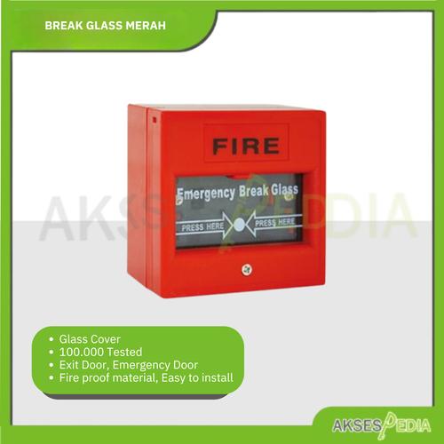 Jual Emergency Break Glass Red | Emergency Breakglass Merah - Jakarta ...