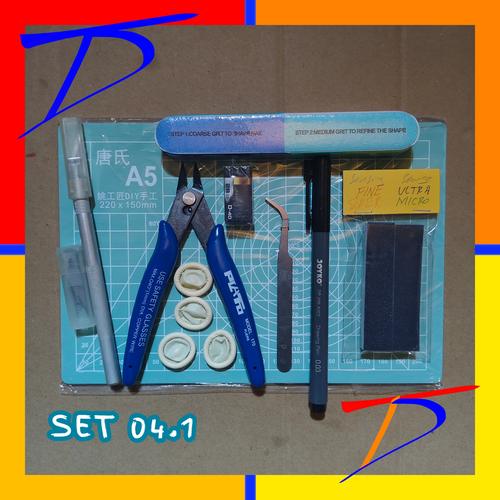 Jual Basic toolset modelkit gundam gunpla | alat rakit gundam - SET 04. ...
