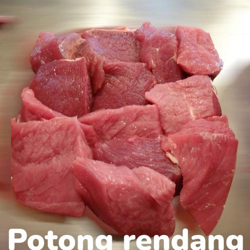 Jual Daging sapi potong rendang premium / Beef rendang portion cutting ...