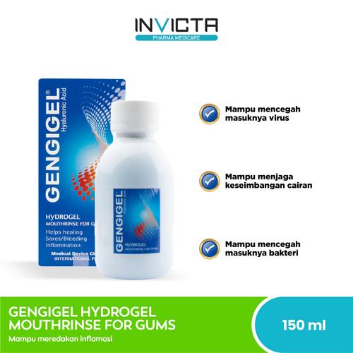 Jual Gengigel Hydrogel Mouth Rinse (Meredakan Sariawan dan Radang Gusi ...