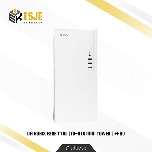 Jual Casing PC Komputer Digital Alliance Rubix Essential White Include ...