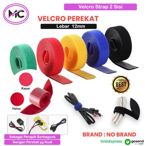 Jual Pengikat Kabel Charger Velkro Strap Organizer Cable Ties Tali ...