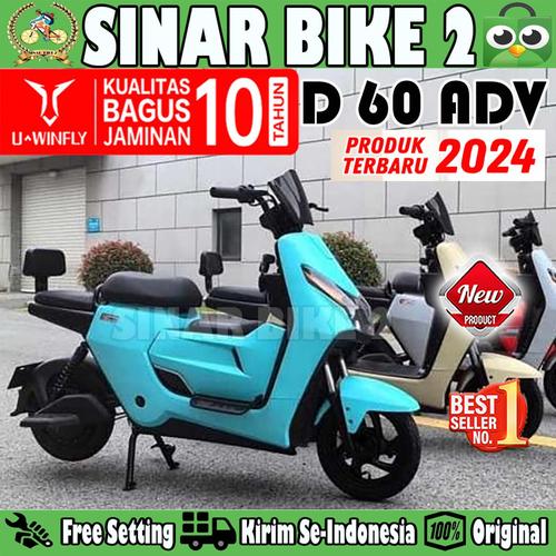 Jual Sepeda listrik UWINFLY D60 ADV NFC 500 Watt Garansi Resmi Include Box External - Cream ...