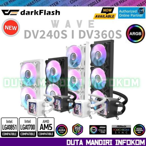 Promo darkFlash WAVE DV240S DV360S ARGB - AIO Liquid CPU Cooler with ...
