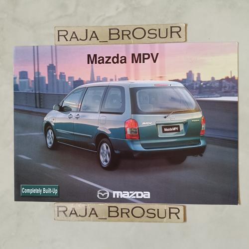 Jual Poster brosur katalog leaflet jadul lawas Mazda MPV CBU - Kab ...
