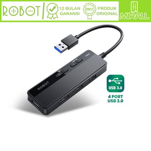 Jual ROBOT USB Hub H500 USB 3.0 4 Ports Multifungsi Hub 5Gbps Garansi 1 ...
