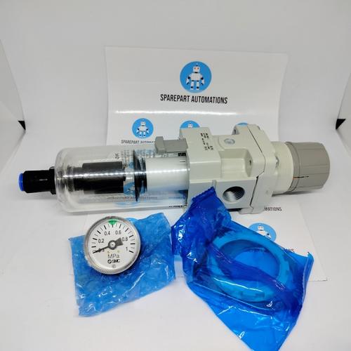 Jual SMC AW30-03DG-R-A (Auto Drain) Filter Regulator Series AW30 ...