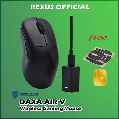 Promo Rexus Daxa Air V Wireless Gaming Mouse Air 5 Ambidextrous Cicil 0 ...