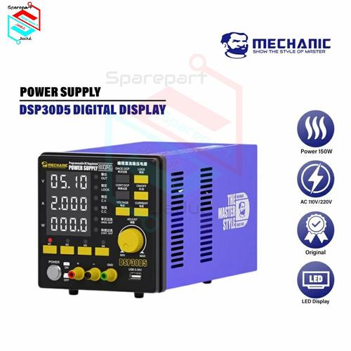 Jual Mechanic DSP30D5 Power Supply 30vol 5 Amper Original - PSU Power ...