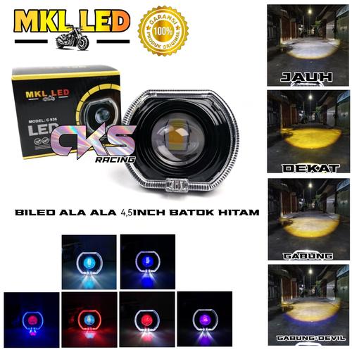 Promo Lampu Projie Biled 4.5 Inch Gen 3 Body Black High Low Cut Off ...