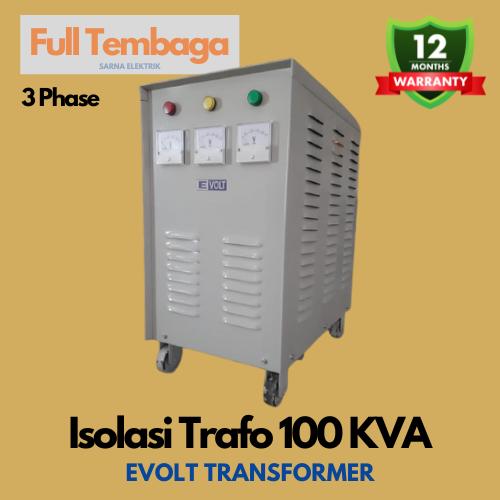 Jual Trafo Isolasi 100 KVA 3 Phase - Full Tembaga Dry Type - EVOLT ...