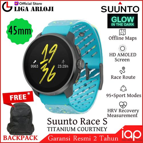 Promo Suunto Race S Titanium Courtney Glow in the Dark Jam Tangan Smart ...
