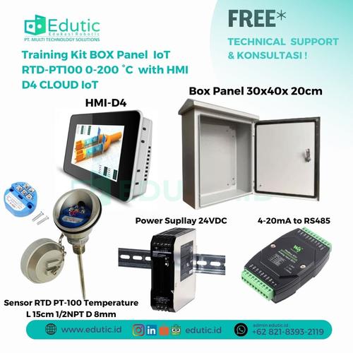 Jual Box Panel Training Kit Industrail IoT RTD PT100 Transmitter MODBUS ...