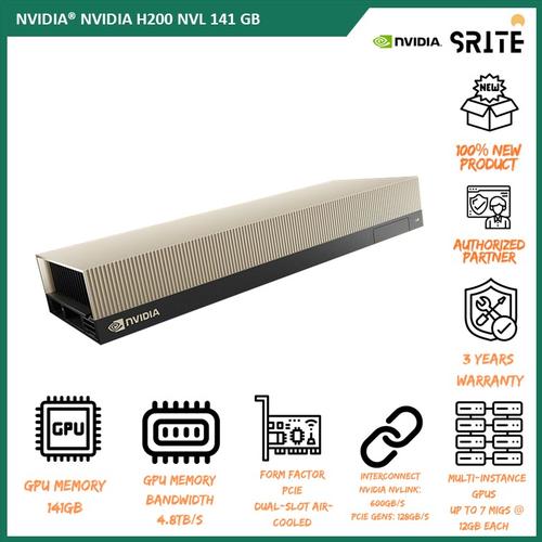Jual NVIDIA H200 NVL 141GB HBM3e PCIe 5.0 Data Center GPU Server GPU ...