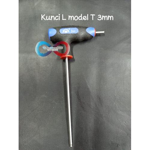 Jual Kunci L Model T Tjap Mata - T Handle Hex Wrench Ukuran 3mm - Kota ...