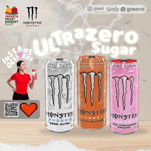 Jual MONSTER ENERGY ULTRA DRINK ZERO SUGAR minuman energy tanpa gula ...