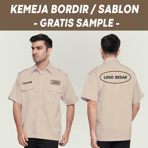 Jual Baju Seragam Kemeja PDL PDH Custom Bordir Bahan Drill - TULISAN ...