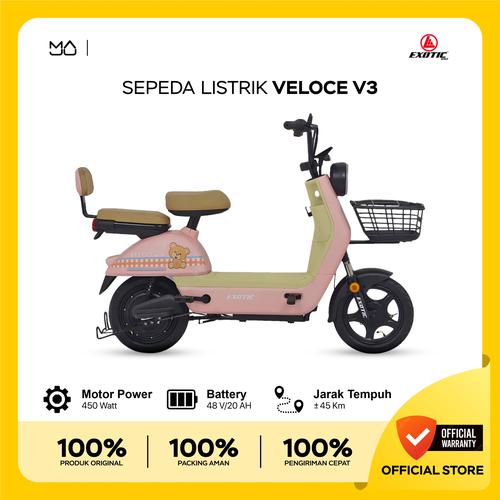 Jual Sepeda Listrik Exotic Sepeda Listrik Veloce V3 - Garansi Resmi ...