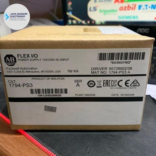 Jual Plc Allen Bradley Flex I/O Power Supply 1794-Ps3 - Jakarta Selatan ...