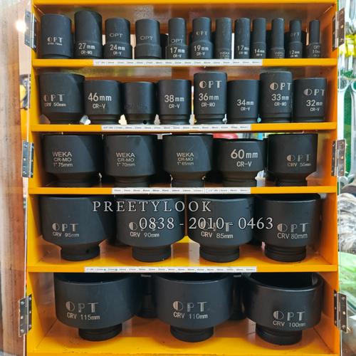 Jual Deep Impact Socket 1" DR 6 PT 21 24 27 30 32 34 36 38 41 46 Mm CRV ...