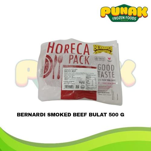 Jual BERNARDI SMOKED BEEF BULAT DAGING BURGER SAPI [500G] - Kota Medan ...