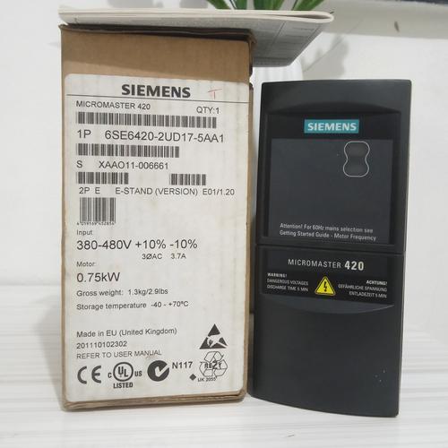 Jual SIEMENS MICROMASTER 420 6SE6420-2UD17-5AA1 INVERTER SIEMENS 0,75KW ...