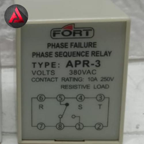 Jual Fort Phase Protected Relay APR3 / Phase Sequence / Phase Reverse ...