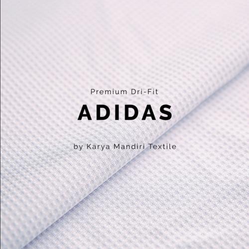 Jual kain sport olahraga drifit corak Addidas - Putih - Kota Bandung ...