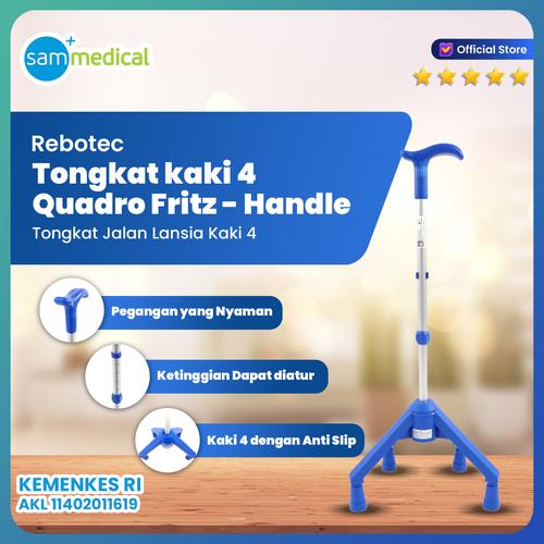 Jual Rebotec Quadro Fritz Handy / Tongkat Kaki 4 Piramid / Alat Bantu ...