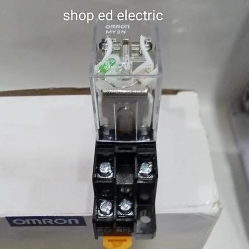 Jual relay omron my2n/my2 12vdc 8pin plus socket - Kota Tangerang ...