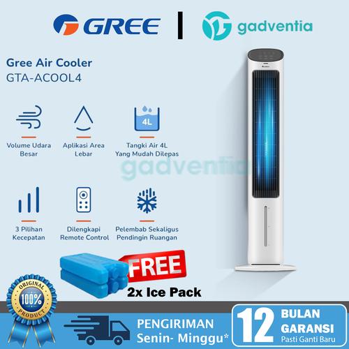 Jual GREE Tower Fan Air Cooler Kapasitas 4 Liter Pendingin Ruang GTA ...