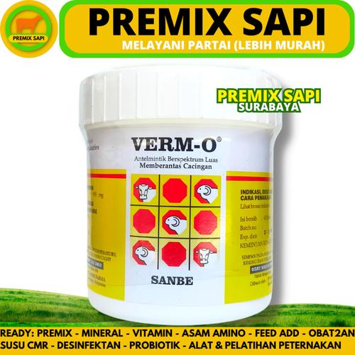 Jual VERM O 1 TOPLES (42 bolus) Obat Cacing Sapi Kerbau Spektrum Luas ...