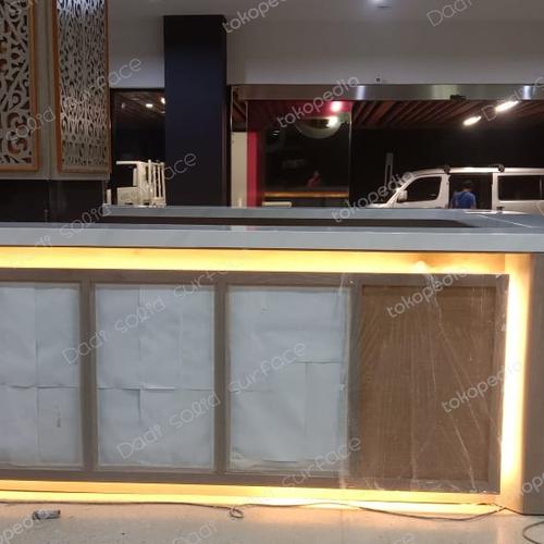 Jual TOP TABLE SOLID SURFACE MEJA RESEPSIONIS, KANTOR ISLAND - Kab. Bogor - Dadi solid surface ...