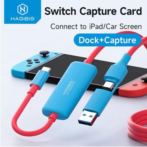 Promo HAGIBIS USB 3.0 VIDEO CAPTURE CARD WITH 100W PD USB C TO USB A ...