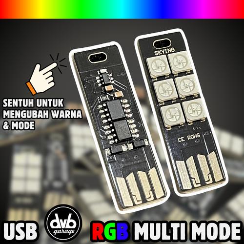 Jual Lampu LED RGB Touch USB Sentuh Multi Mode Banyak Warna - Jakarta ...