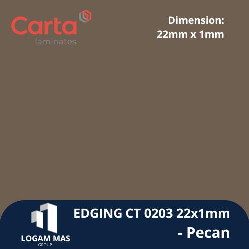 Jual CARTA EDGING CT 0203 - Pecan - 22x1mm 1 Roll 50 Meter - Jakarta ...