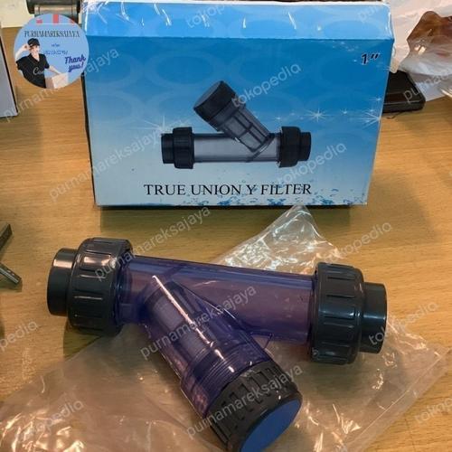 Jual Y STRAINER CLEAR DOUBLE UNION PVC 3" INCH / FITTING PVC PIPA PVC ...