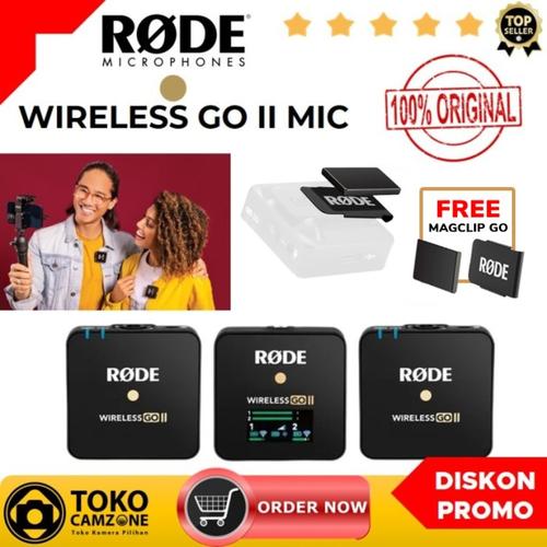 Jual RODE Wireless GO II 2 Channel Wireless Microphone System - Jakarta ...