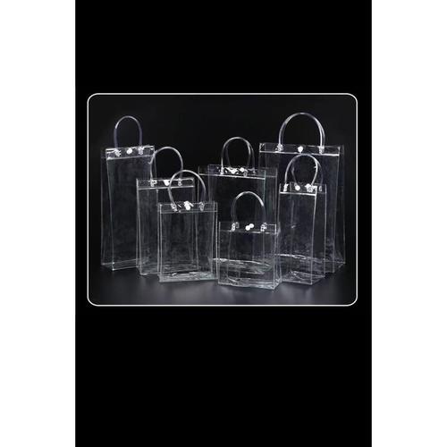 Jual Tas Mika Tas PVC Transparan Bening 20x25 Plastic Bag Goodie Bag ...