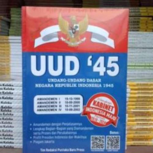 Jual UUD 1945 DILENGKAPI SUSUNAN KABINET TERBARU (UKURAN BESAR 14 x 20 ...