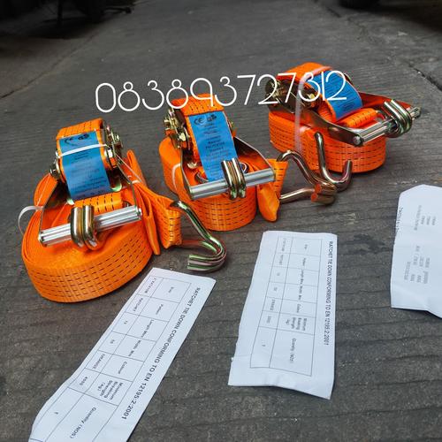Jual Track Belt Ratchet 4 Ton x 10 Meter Lashing Tali pengikat barang ...